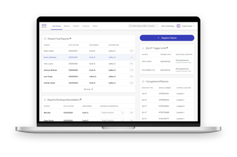 ZioSuite Patient Management Portal | Streamlined Cardiac Care